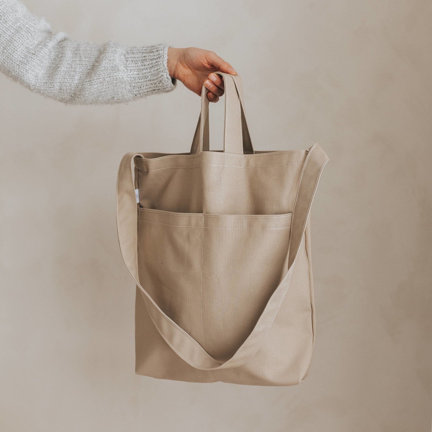 Double Pocket Tote Bag – Provisioned Co.